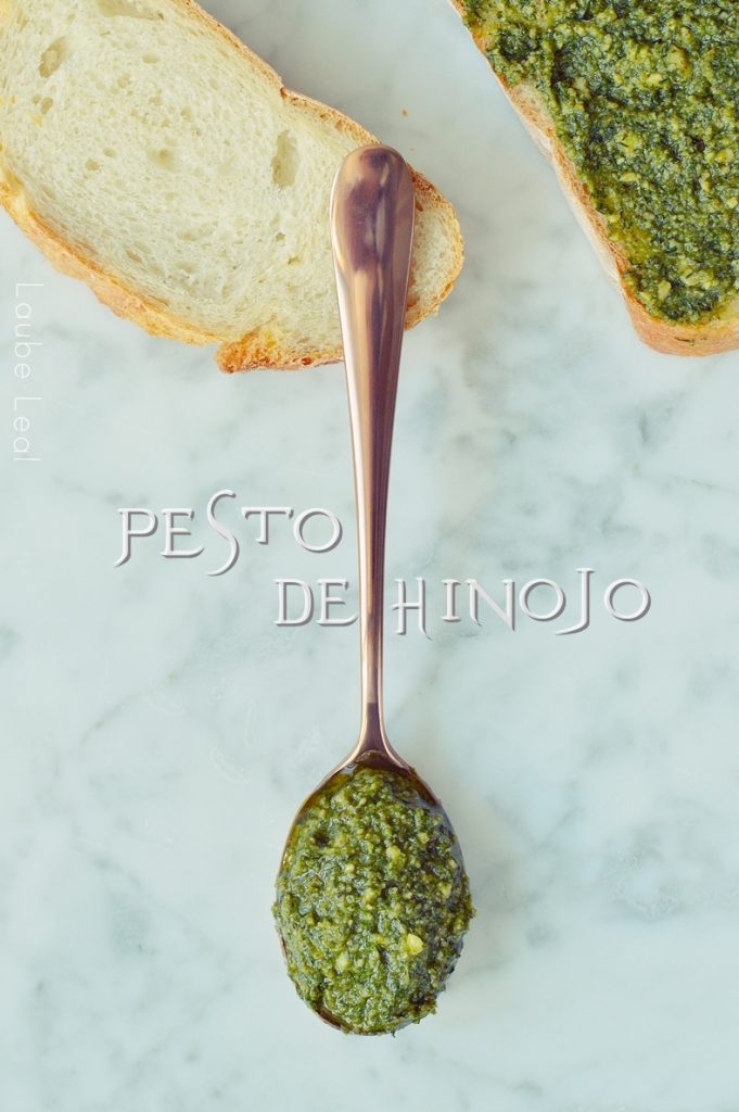 Pesto de hinojo (sus ramas más finas y sus hojas) - Laube Leal